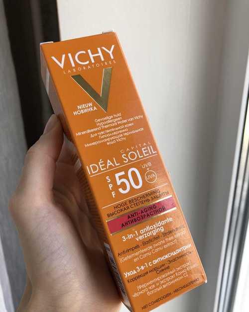 Крем Vichy ideal soleil / normaderm / slow age