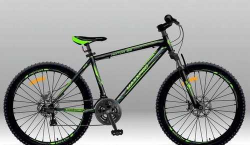 Велосипед 26д maxxpro katar PRO черный/зеленый