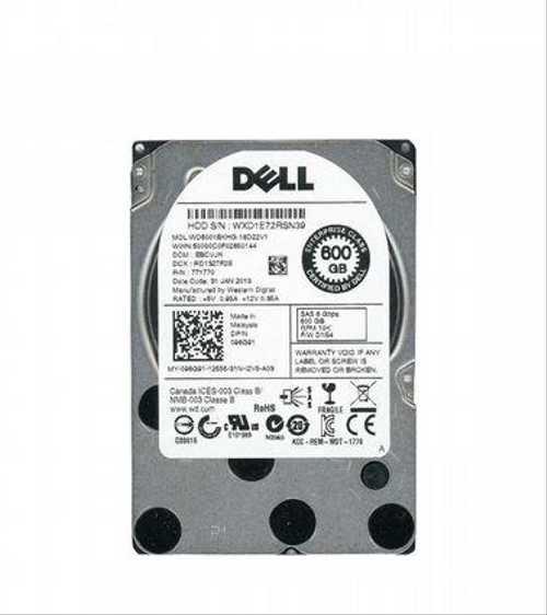 Dell 2,5”(SFF) WD6001bkhg 600Gb 10K 6G SAS