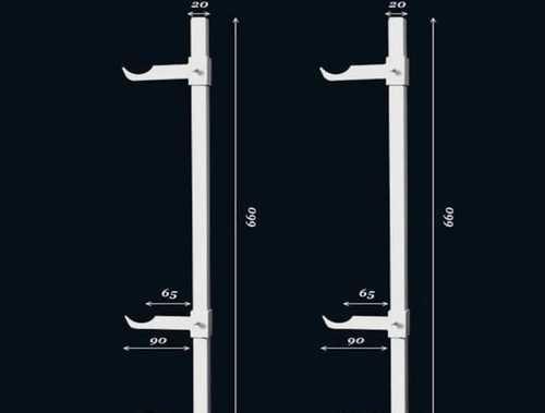 Кронштейны для напольного крепления радиатора