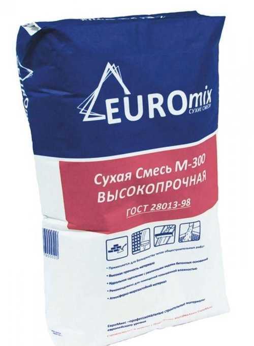 Пескобетон Евромикс М300 40кг Euromix