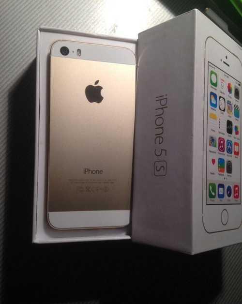 iPhone 5s gold 16 гб