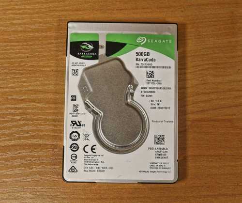 Жесткий диск Seagate 500Гб 2,5" в ноутбук 2017г