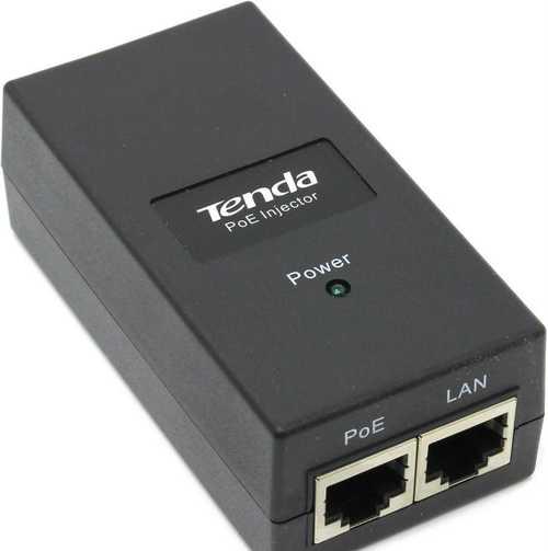 Инжектор POE Tenda POE15F 15W новый