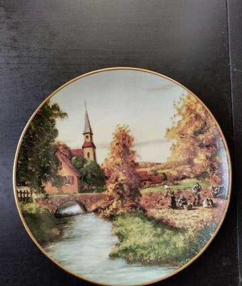 Немецкая настенная тарелка Gloria