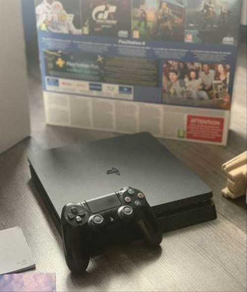 Как новая Ps4 slim 1000GB GTA5/fifa21