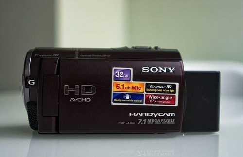Видеокамера sony hdr-cx360е