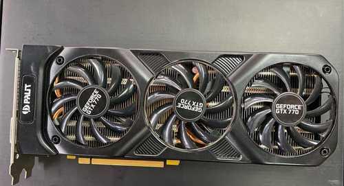 Нерабочая видеокарта Palit Geforce GTX770 2 gb