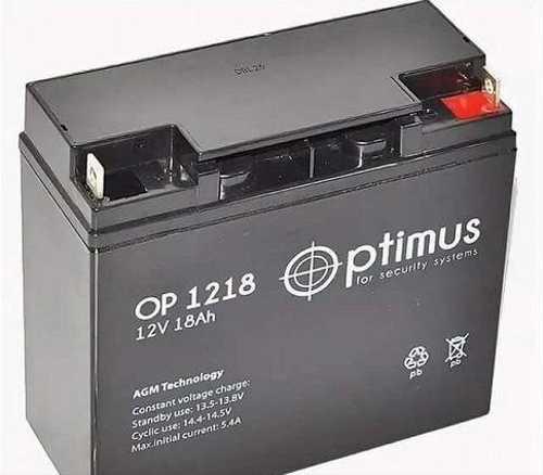 Аккумулятор, аккумуляторная батарея Optimus op1218