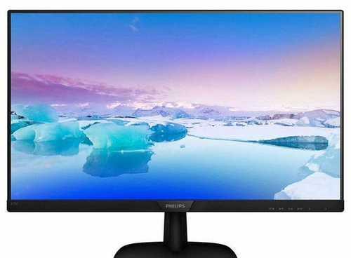 Монитор 27" Philips 273V7qjab черный