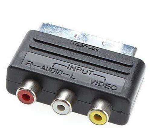 Переходник VMC-91 scart-3*RCA папа-мама
