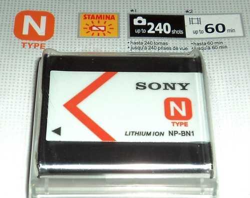 Аккумулятор Sony NB-BN1 новый оригинал