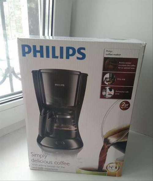 Кофеварка капельная philips hd7433