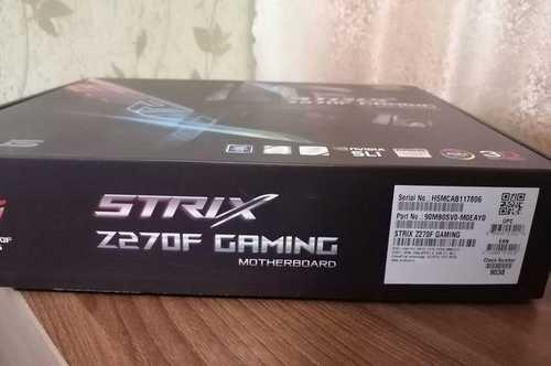 Asus ROG strix Z270F gaming со сломанным сокетом