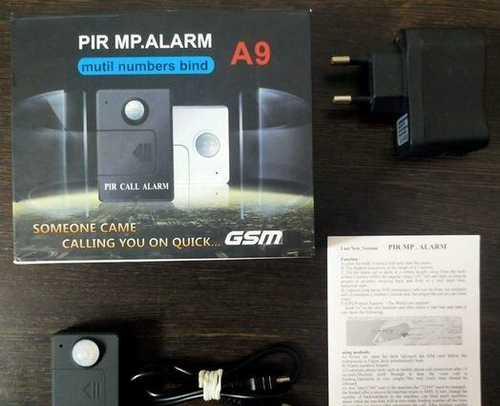 Новая GSM сигнализация PIR MP alarm A9