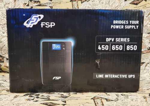Новый ибп FSP DPV850 850VA/480W