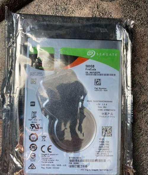 Жесткий диск Seagate FireCuda 2.5" ST500LX025