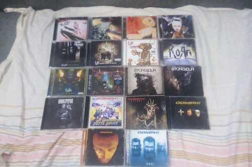 CD альбомы: Korn, Stone Sour, Lindemann, Oomph