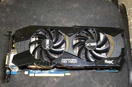 Видеокарта Sapphire AMD Radeon HD7950 Dual-X OC Fl