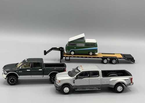 Модель Dodge Ram ,Ford F-350, WV T-2 1:64