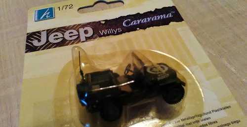 Модель 1/72 jeep Willys Cararama