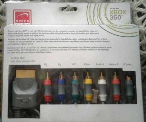 Компонентный AV кабель TV-hdtv Xbox 360 7 разъемов