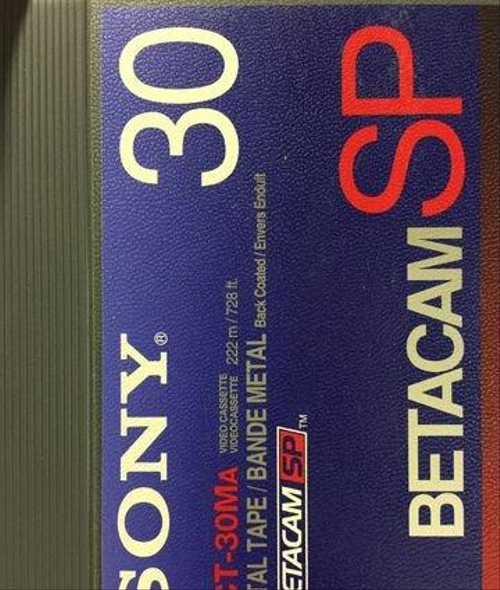 Видеокассета Betacam SP sony BCT-30 Ma