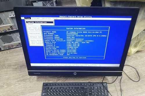 Моноблок HP Compaq Elite 8300 i5/4Gb/500Gb/23'