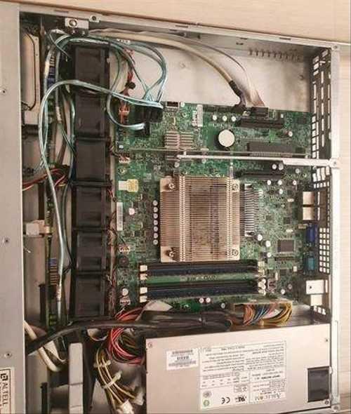 Сервер Supermicro 1U 813 Xeon 1230