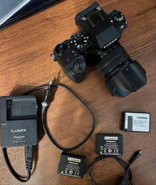 Камера Panasonic Lumix G7 + объектив 25, флешка на