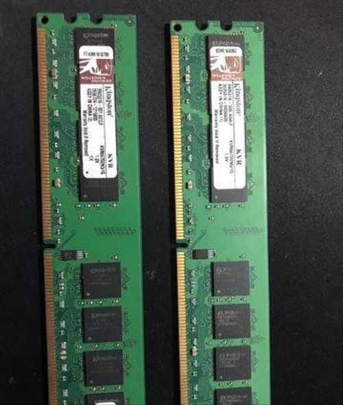 Оперативная память DDR2 KVR667/KVR800