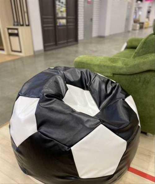 Кресло мешок мяч черно-белый