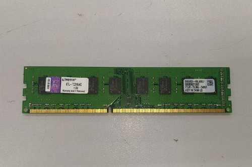 Опеpaтивнaя память DDR3 4Gb Kingston 1600Мhz