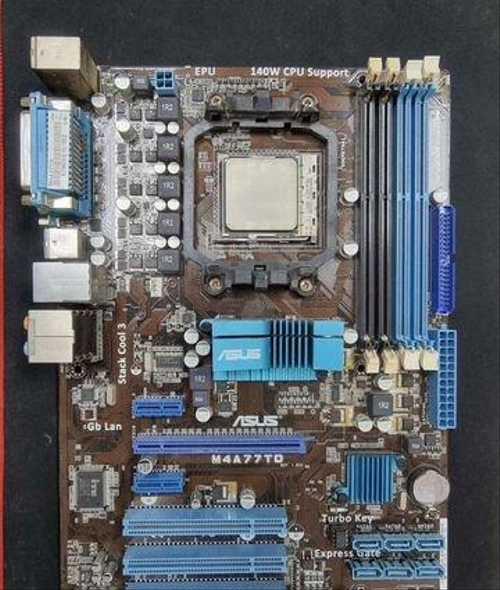MB Asus M4A77TD + CPU Athlon X4 645 3.1Ghz