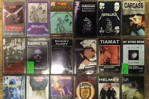 Аудиокассеты (фирма, лицензия, пиратки); рок, панк