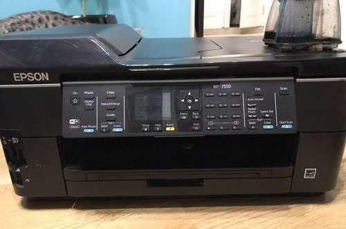 Мфу Epson wf-7510 с снпч