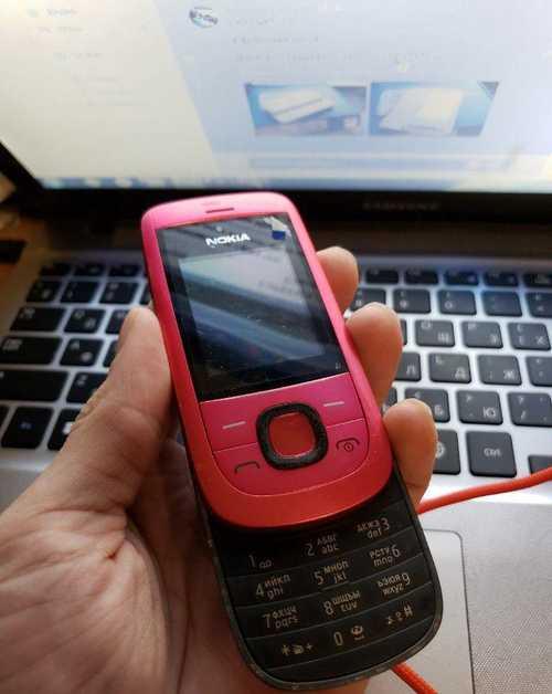 Nokia 2220s pink полностью рабочая