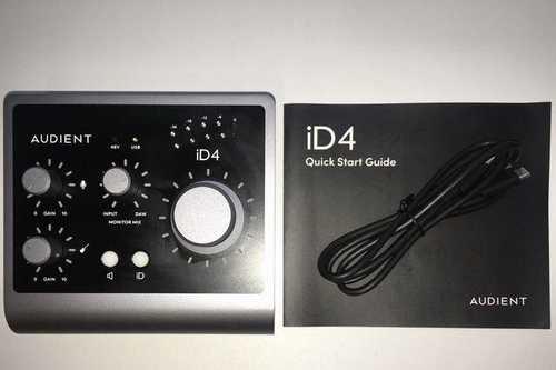 Audient iD4 MK2 USB3 Аудиокарта Звуковой Интерфейс