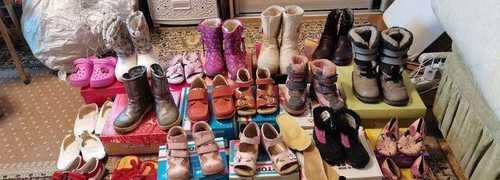 Детская обувь для девочки разные размеры