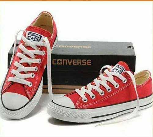 Кеды converse красные