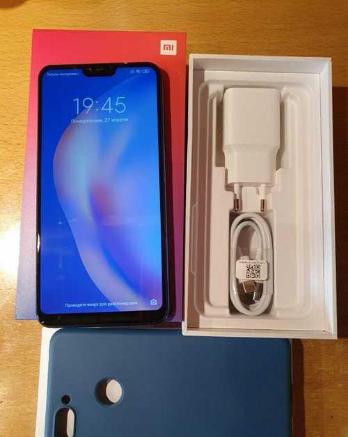 Телефон Xiaomi mi8 lite 4/64gb aurora blue