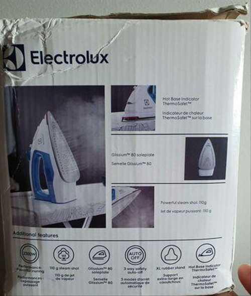 Утюг Electrolux новый