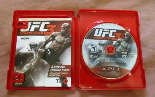 Playstation 3-игра "UFC 3 Undisputed"-лицензия