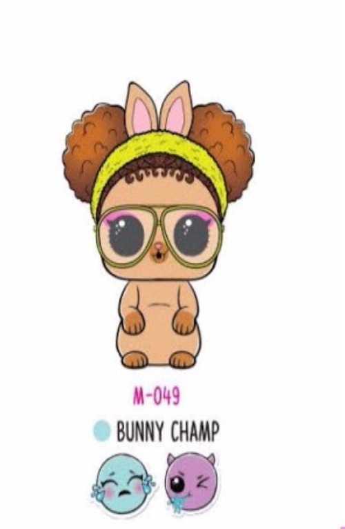 Fuzzy pets Champ Bunny lol surprise оригинал