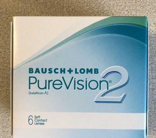 Новые контактные линзы bausch+lomb Pure Vision 2