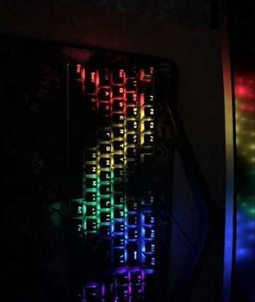 Metoo z56 Игровая клавиатура с подсветкой механиче