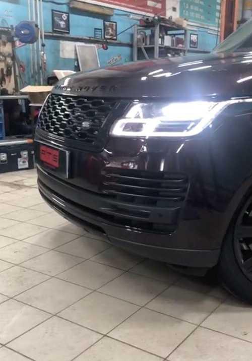 Штатные Электро Подножки Range Rover Vogue