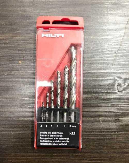 Набор сверл hilti hss по металлу (2-8 mm)
