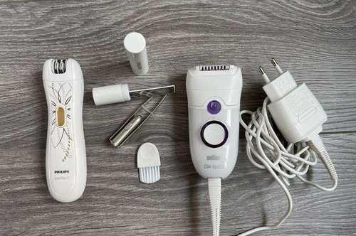 Эпилятор Braun silk epil 5 и Philips satin touch