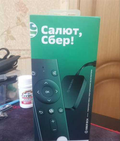 Салют Сбер Sber Box 4k hdmi медиаприставка